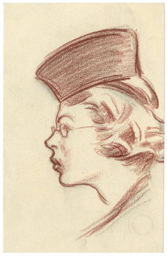 Martin Lewis, Portrait of a woman, drawing - May 23, 2020 | The Old ...