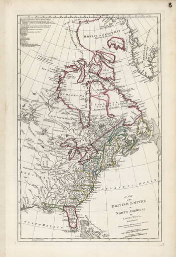 Samuel Dunn, Map Of The British Empire In North America, Engraving