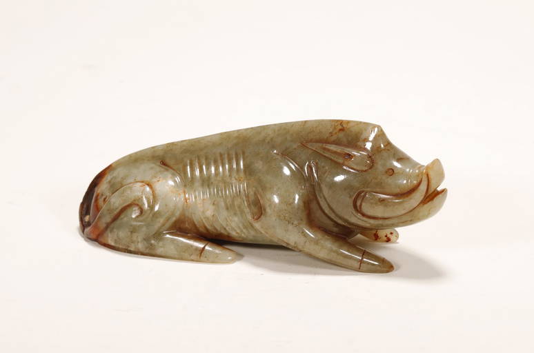 Han Dynasty Jade Pig