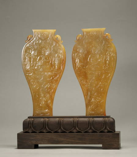 Ming dynasty Buddha grain jade inset (#0226) on Dec 26, 2022 | Pauling ...