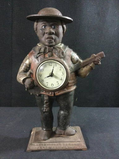 Vintage Cast Iron Sambo Figure Clock - Dec 05, 2021 | Seminole Estate ...