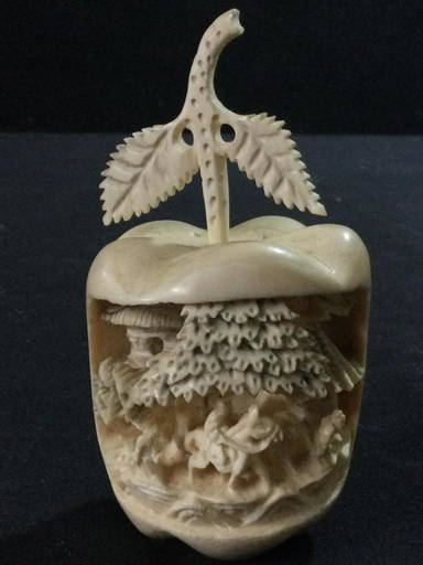 Carved Ivory Apple