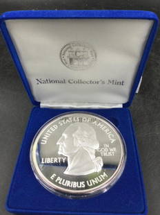 National Collectors Mint 1 Lb .999 Silver Quarter
