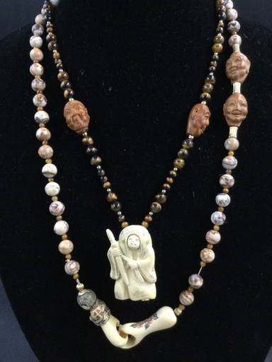 Carved Ivory Necklaces