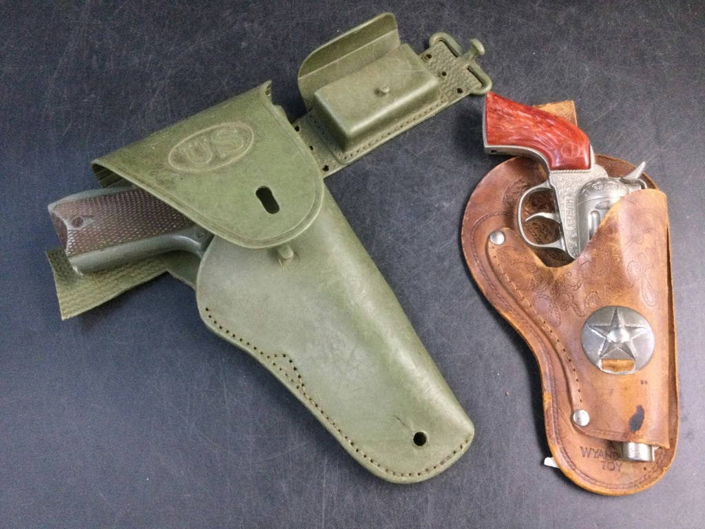 Vintage Toy Guns With Holsters Auction