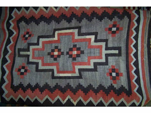 Antique Navajo Indian Blanket 1900s