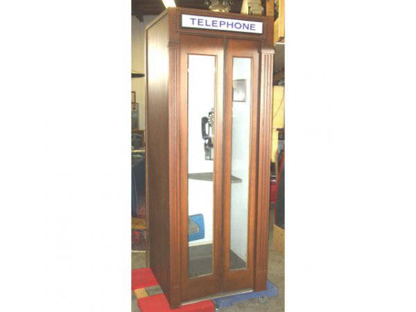 Vintage Oak Phonebooth