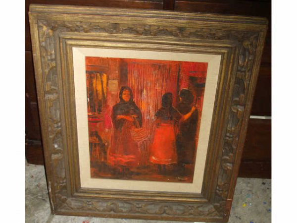 Listed Artist Viola Allen Oil Painting