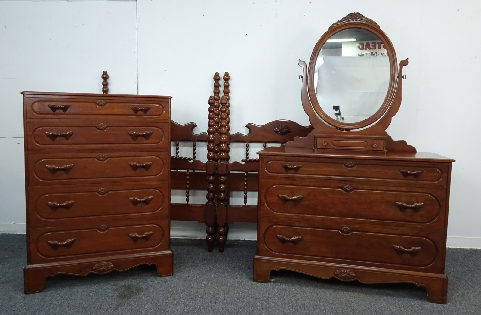 Lillian Russell Cherry Bedroom Suite By Davis Cab