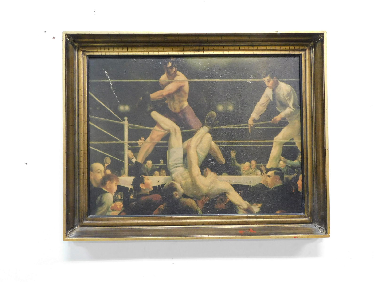 Vintage Boxers Boxing Framed Print