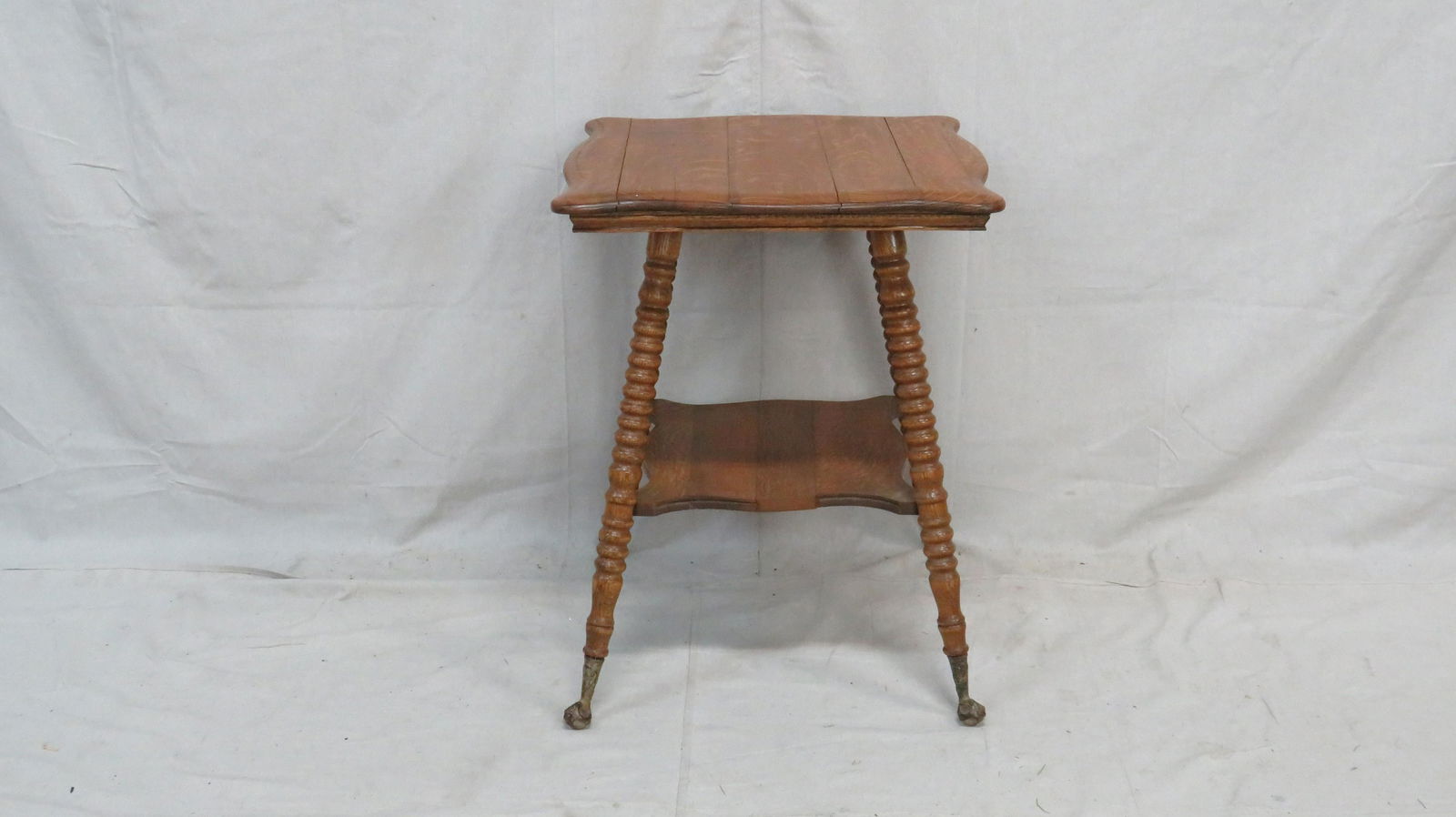 Antique Oak Square Parlor Table