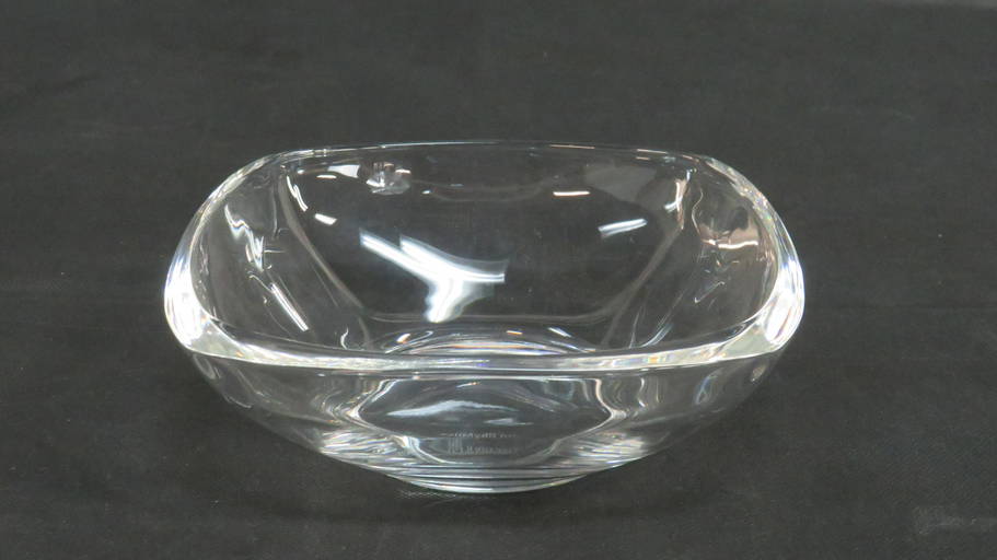 Tiffany & Co Heavy Square Crystal Bowl (#0195) on Dec 05, 2021 ...