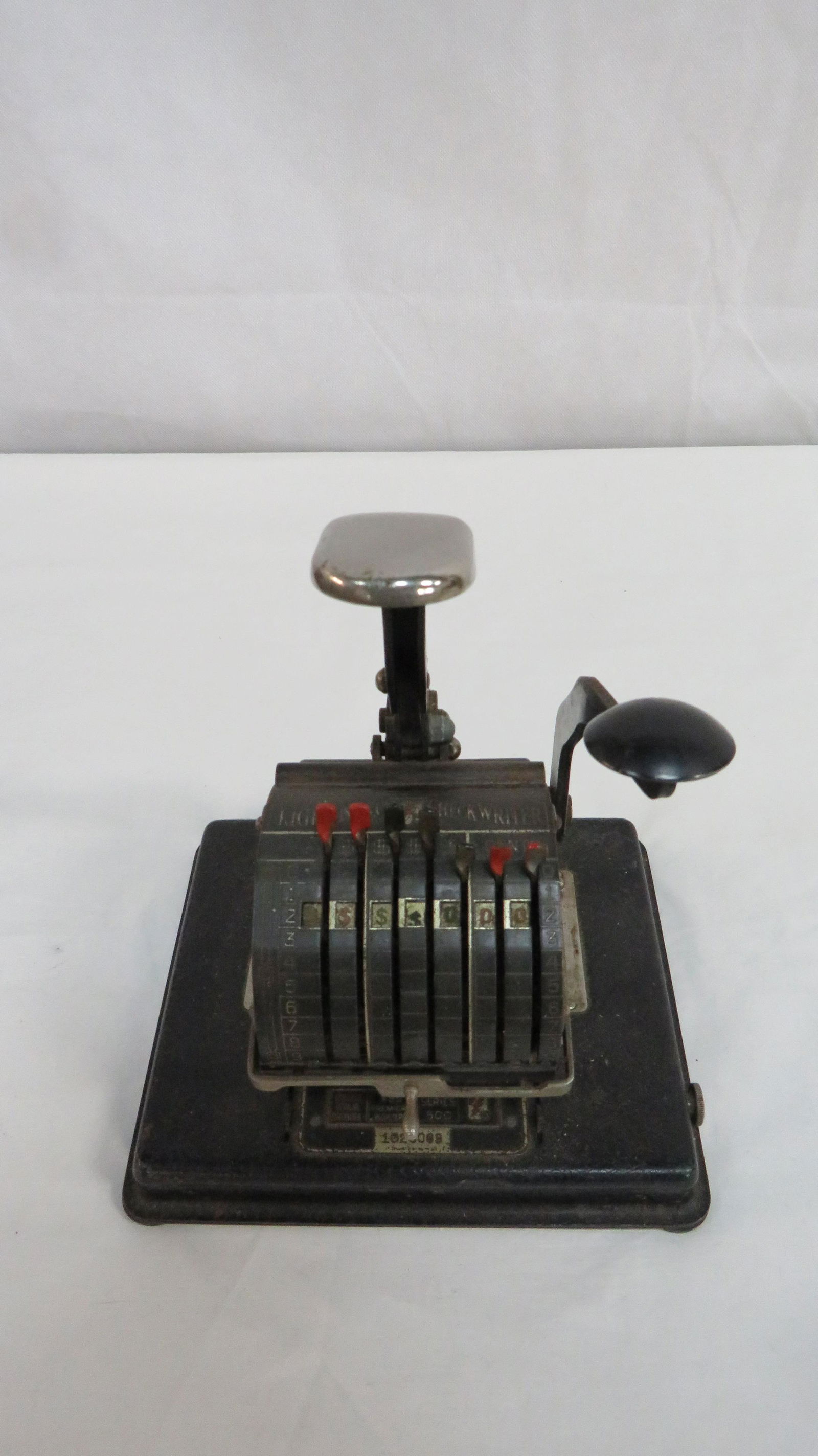 Vintage Lightning Check Writer
