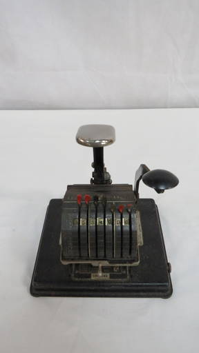 Vintage Lightning Check Writer