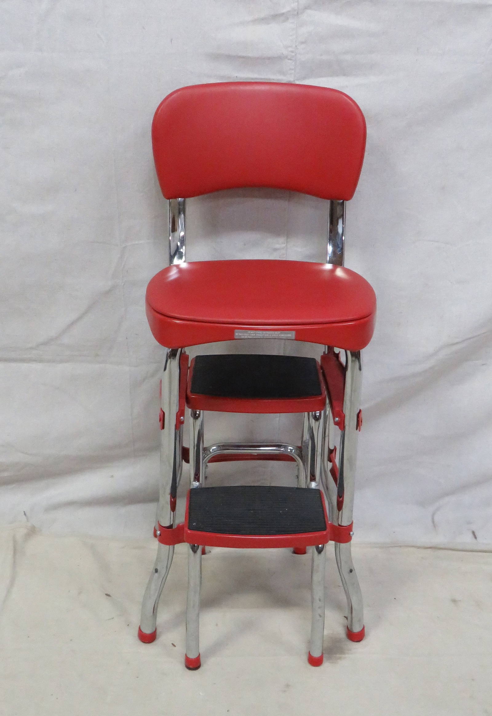 Cosco Stylaire Pull Out Retro Chair & Step Stool Auction