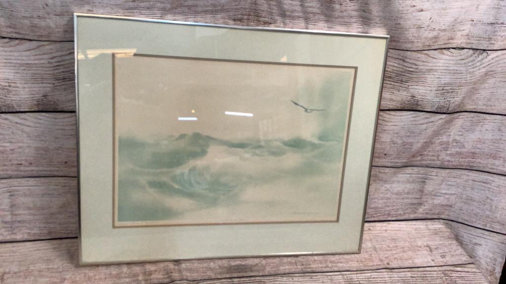 Domenic Demeri Signed Watercolor Print