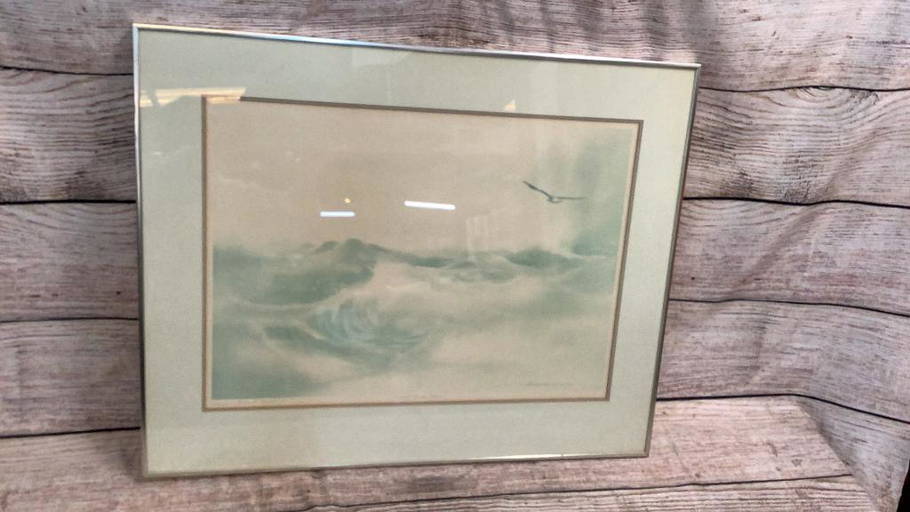 Domenic Demeri Signed Watercolor Print