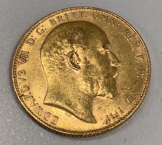 1910 Gold Sovereign King Edward Vii
