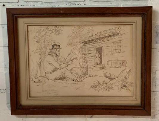 Pen and Ink Drawing, William A. Adams (#1051) on Jun 06, 2022 | Broken ...