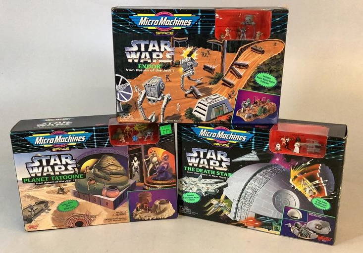 Three Star Wars Micro Machines Boxed Sets - Dec 04, 2022 | Broken Arch ...