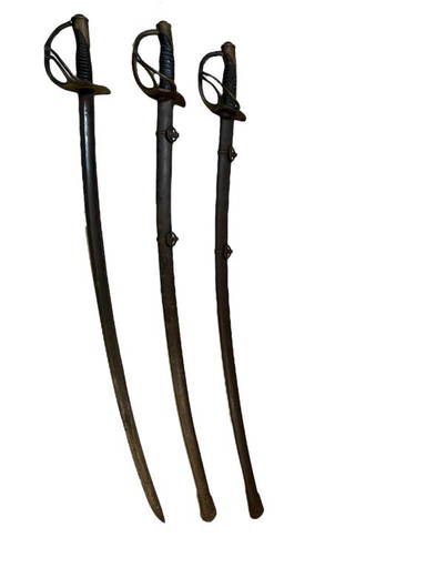 3 Civil War Era Calvary Swords (#0267) on Dec 04, 2022 | Broken Arch ...
