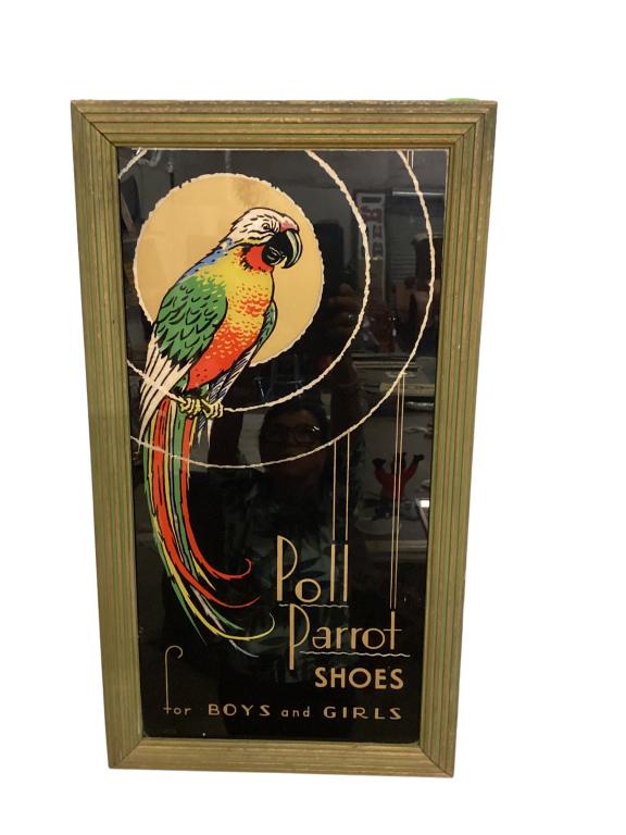 Poll Parrot Shoes Reverse Sign Auction