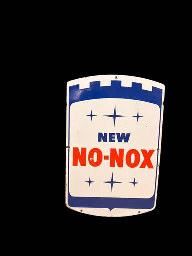Vintage Porcelain Gulf No Nox Pump Sign