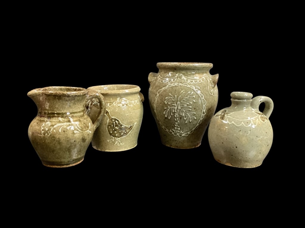 Four Pieces Pottery, Stephen Ferrell And Others Auction