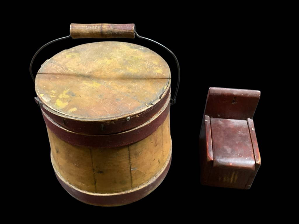 Firkin, Folk Art Match Box Auction