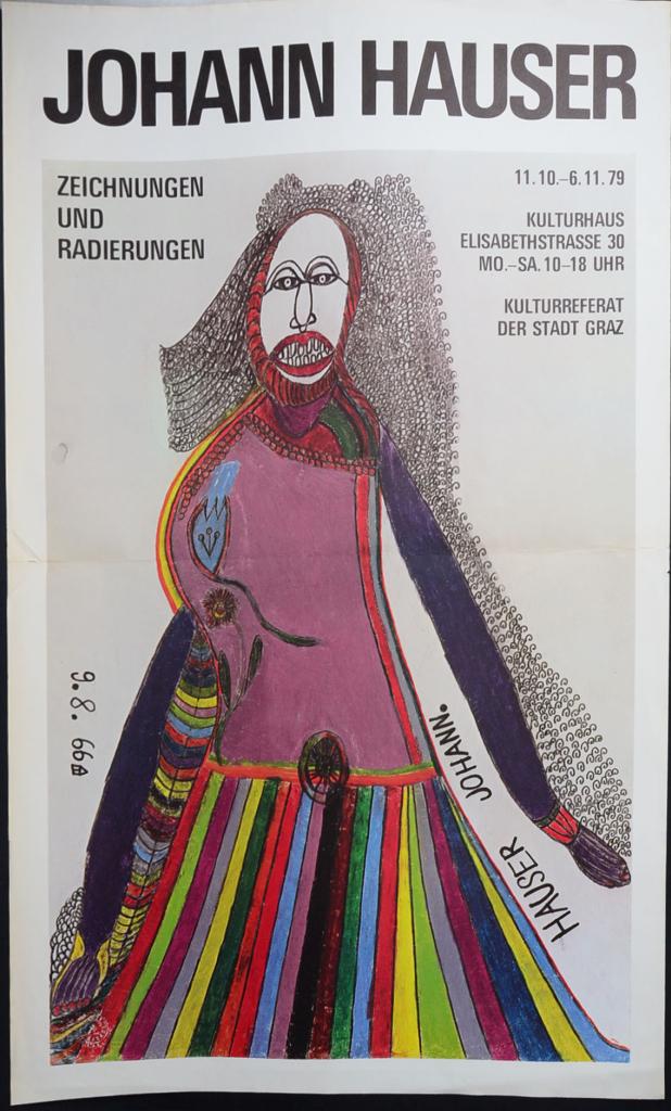 Johann Hauser 1966 Banner On Paper