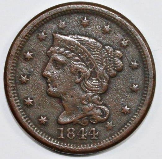 1844/81 Large Cent