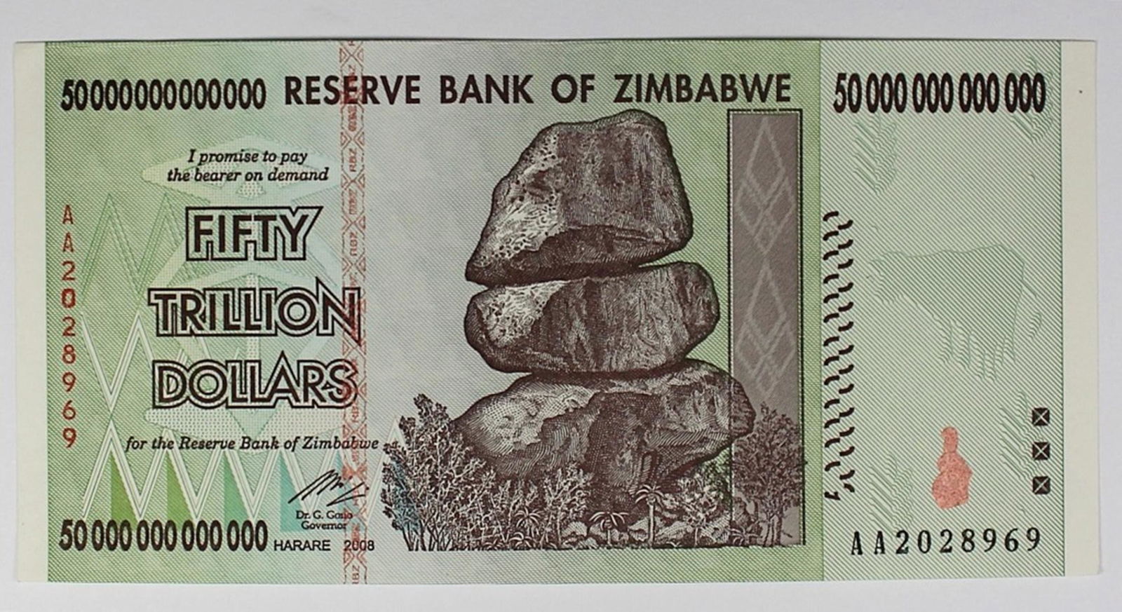 10 PCS. 50 TRILLION DOLLAR ZIMBAWE NOTES - Oct 02, 2019 | R. Howard ...