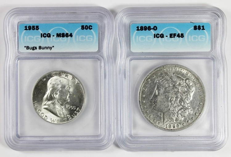 ICG GRADED COINS (#0071) on May 11, 2022 | R. Howard Collectibles in OH