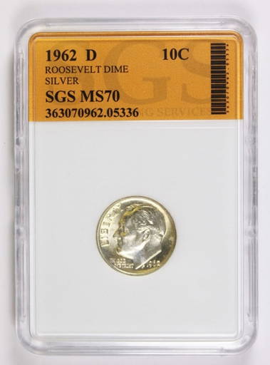 1962 D Roosevelt Silver Dime