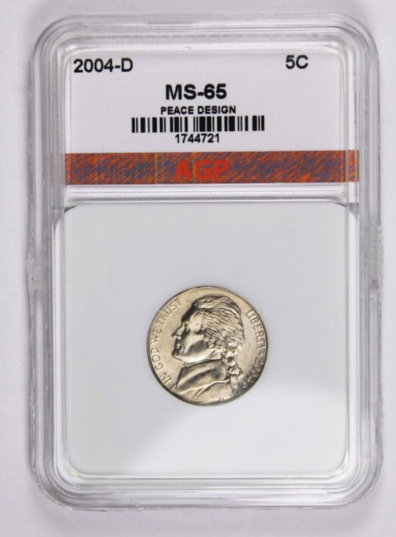 2004-d Jefferson Nickel Auction