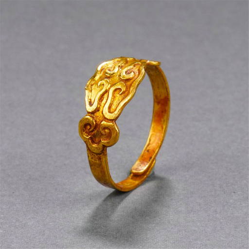 A Chinese Gold Ring