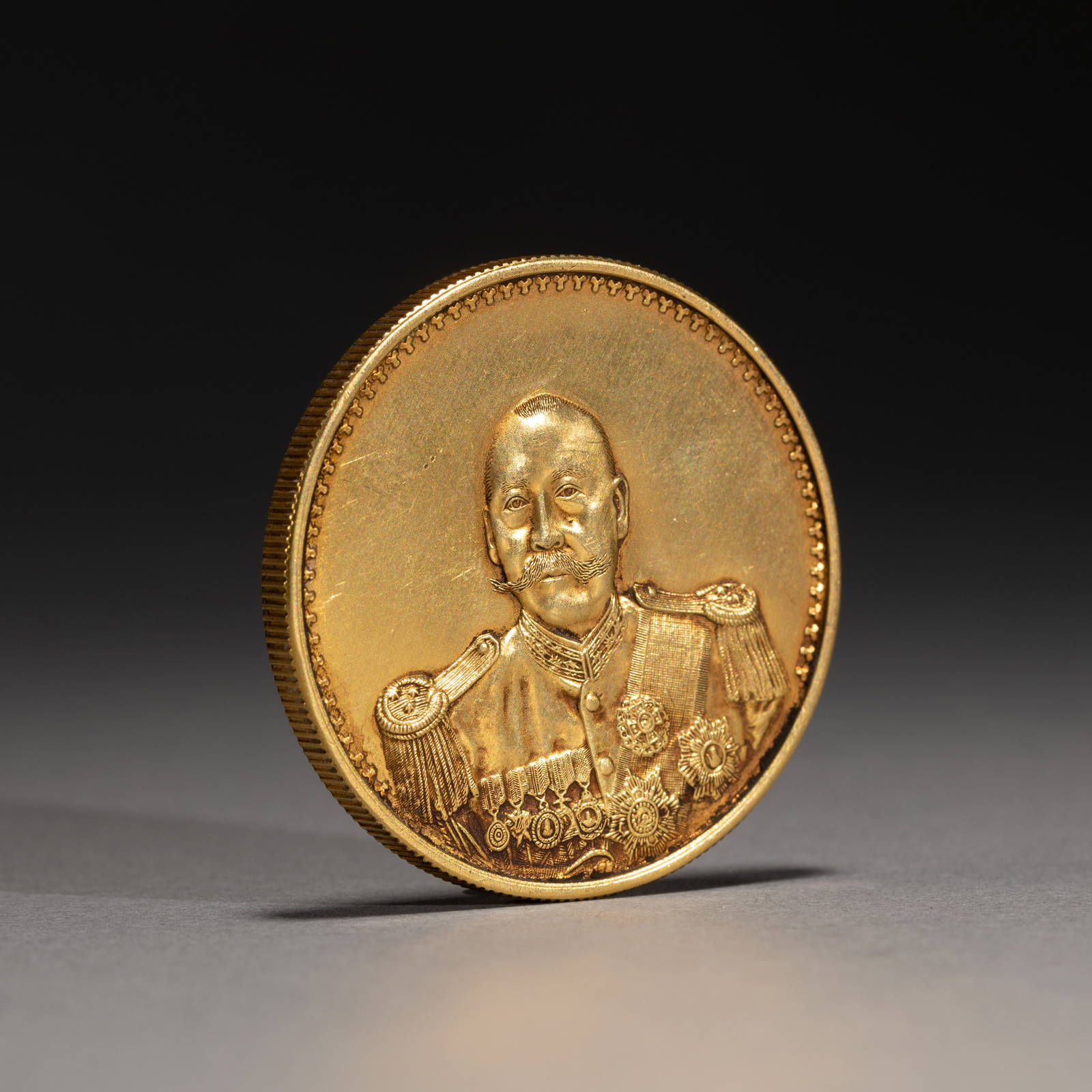 A Silver Gilt Coin Auction