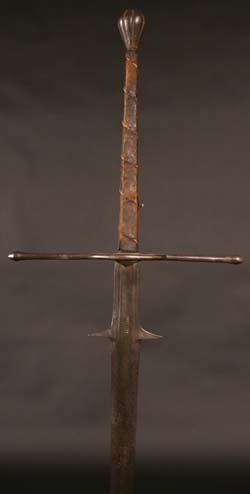 A Fine 16th Century English Two Handled Sword With