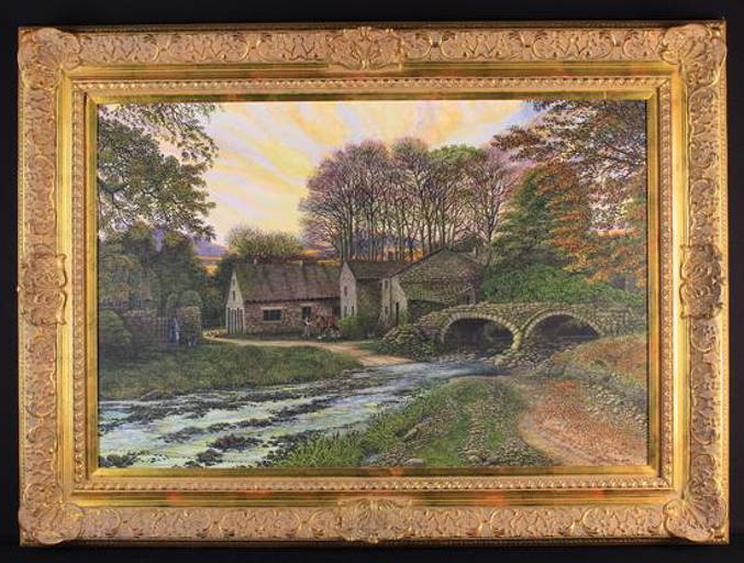 Noel Blocksidge A Framed Oil On Canvas: Rural Landscape