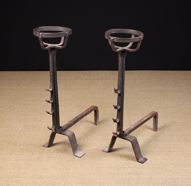 A Pair of 18th Century Wrought Iron Cresset-topped - Feb 23, 2020 ...