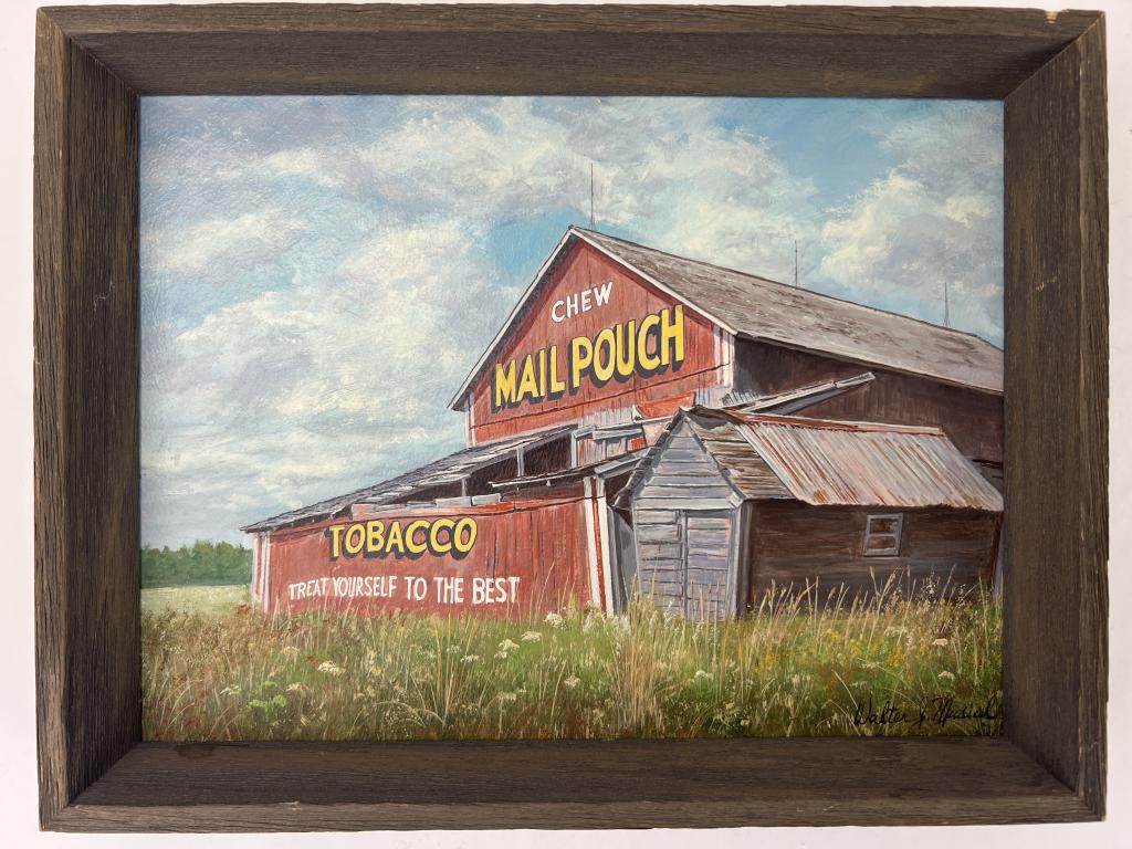 Walter J. Musial Oil on Board Barn Painting - Apr 04, 2023 | Neil's ...
