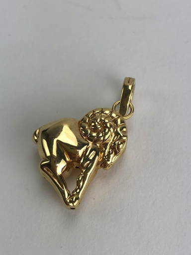 Otc 14k Gold Ram Pendant 2.08g