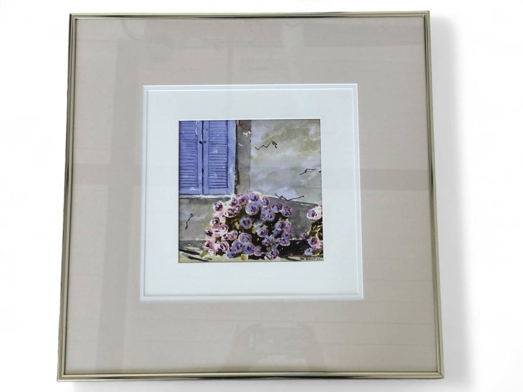 Dee Knott Original Watercolor, Signed Auction