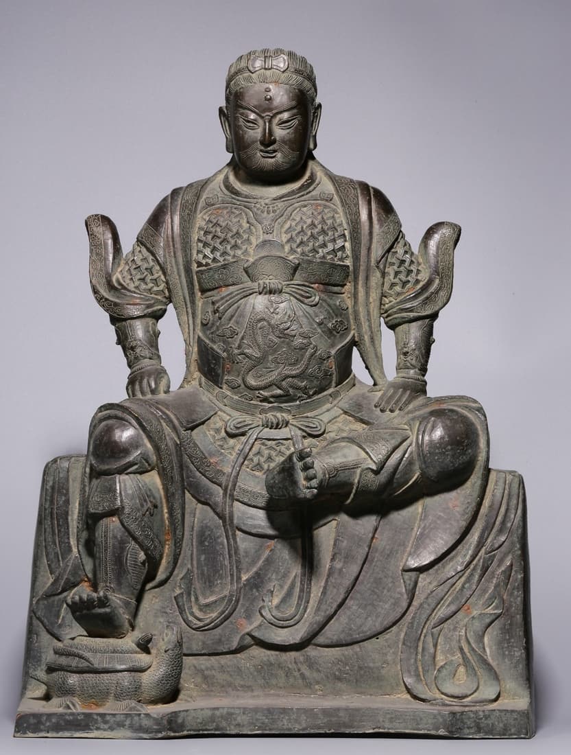 Bronze Cast Xuanwu God Statue