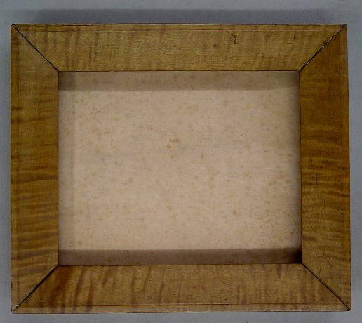 Curly Maple Shadow Box Frame. Good Color