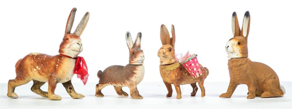 FOUR GERMAN RABBIT CANDY CONTAINERS. - Apr 10, 2020 | Garth's Auction ...