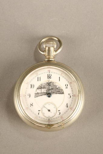 Open Face Railroad Pocket Watch. Columbus Railway