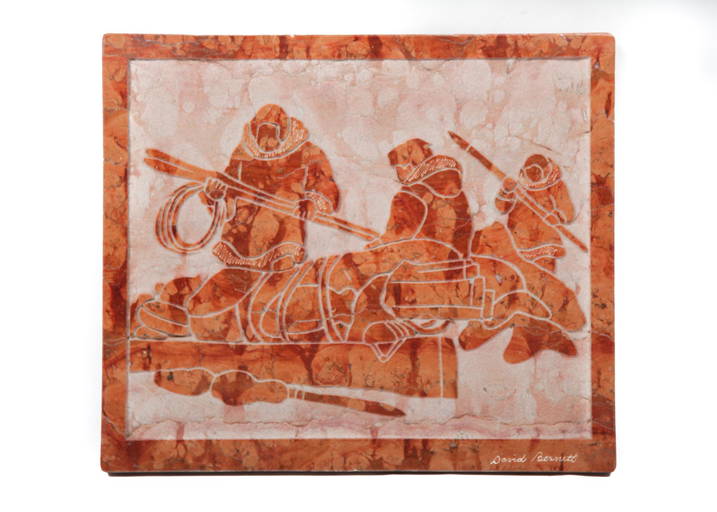 Inuit Plaque By David Bernett.