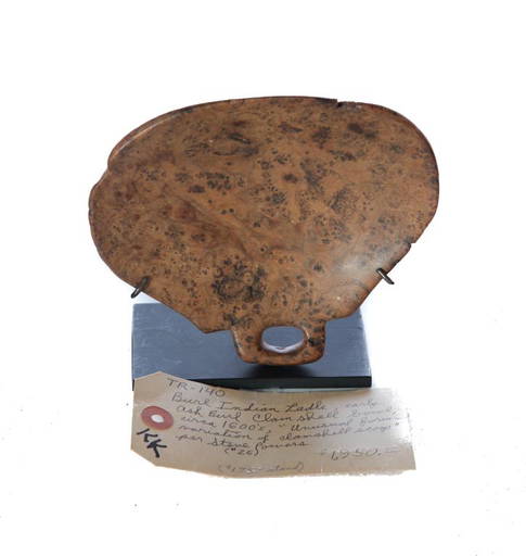 Burl Paddle Shaped Bowl.