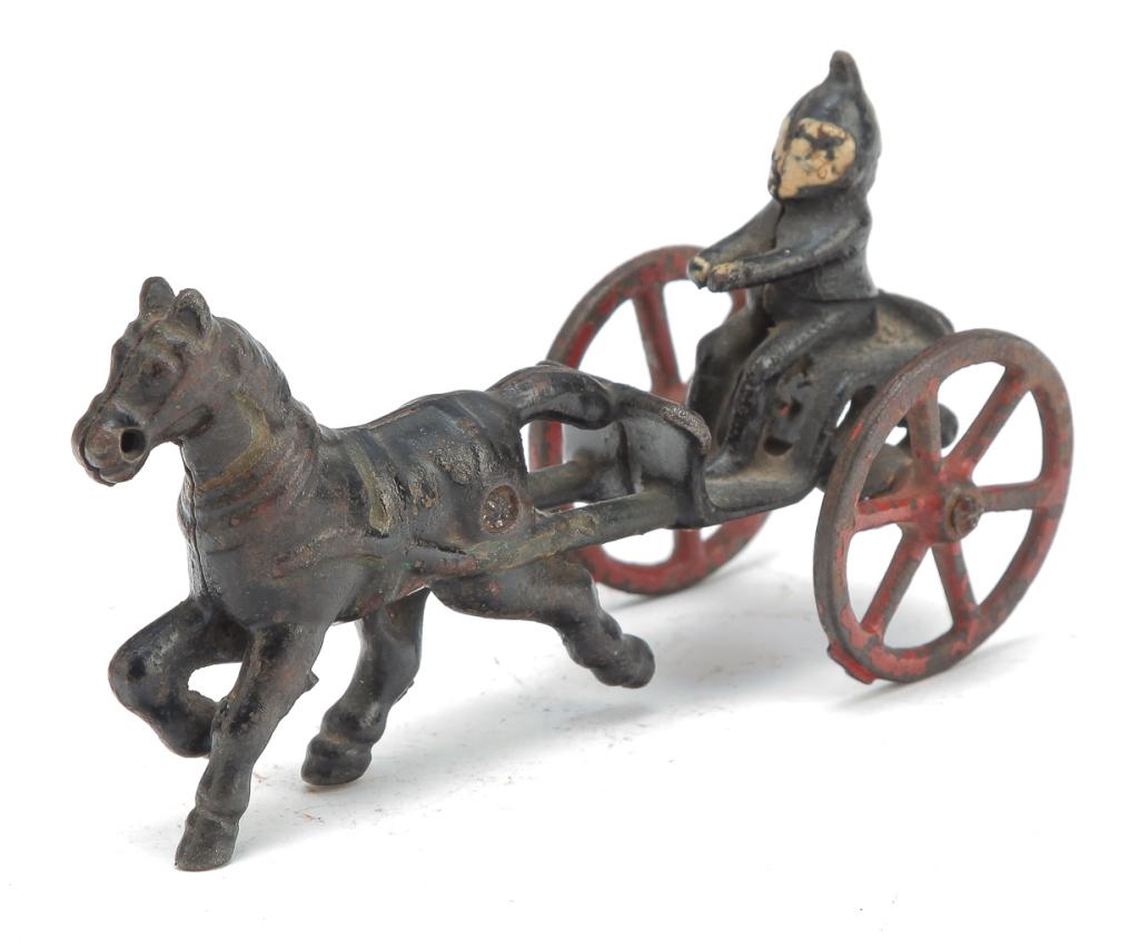 For Auction: KENTON CAST IRON ELF IN HORSE DRAWN SULKY (#0106) on Dec ...